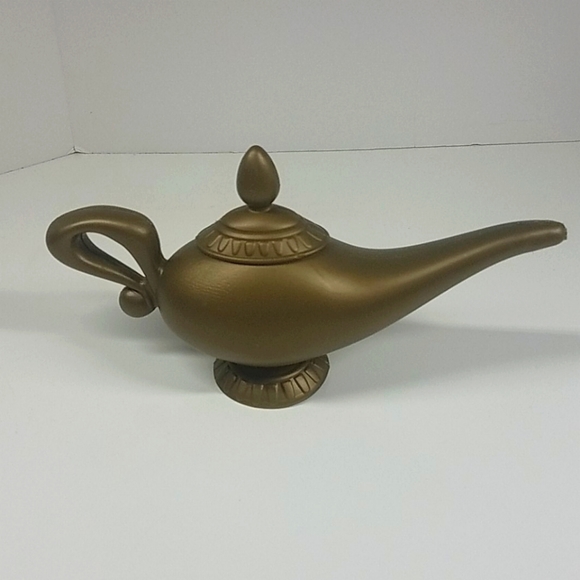 unbranded | Costumes | Aladdins Genie Gold Plastic Lamp Halloween Prop ...